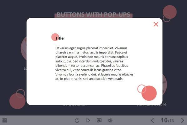 Round Buttons with Pop-ups — Storyline Template – eLearningchips