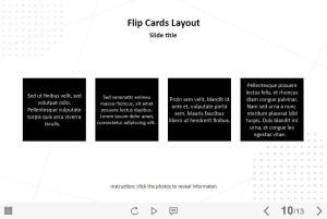 Square Flip Cards — Download Trivantis Lectora Template