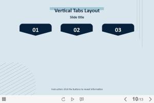 Horizontal Tabs — Download Trivantis Lectora Template