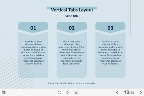 Black Buttons — Download Trivantis Lectora Template