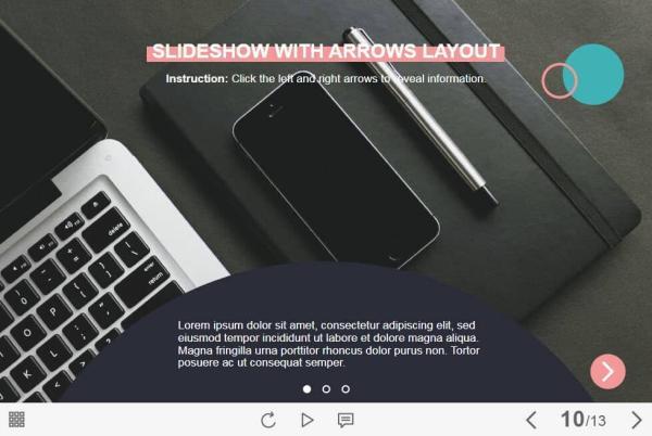 Drop-down Labels — Download Trivantis Lectora Template