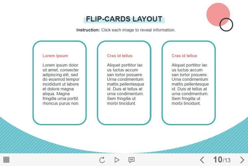 Flip Cards — Download Trivantis Lectora Template