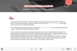Text Markers — Download Trivantis Lectora Template
