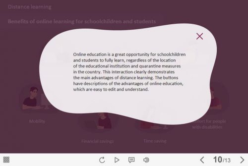 Online Learning Benefits — Download Articulate Storyline Template