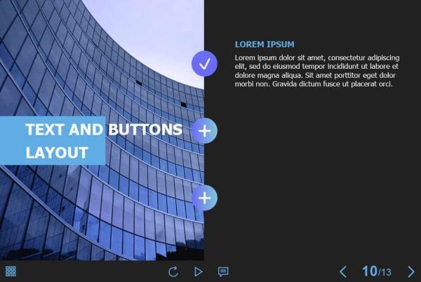 Round Buttons — Download Adobe Captivate Template