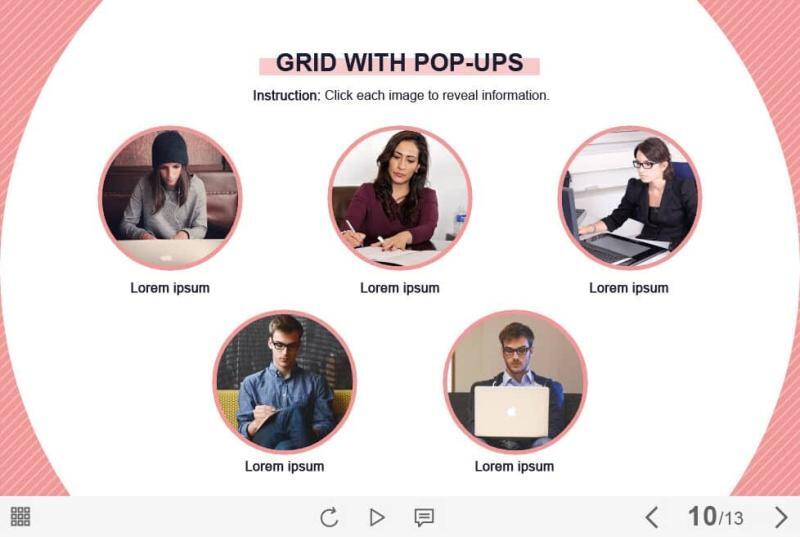 Horizontal Timeline — Download Adobe Captivate Template