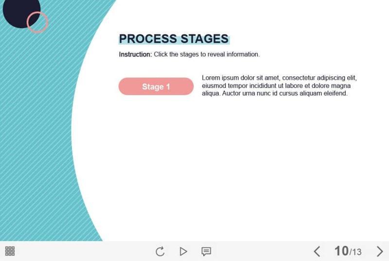 Drop-down Labels — Download Adobe Captivate Template