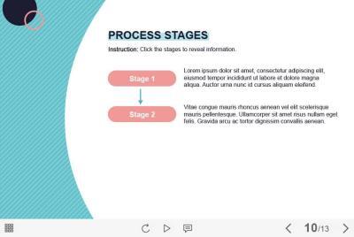 Process Stages — Download Adobe Captivate Template