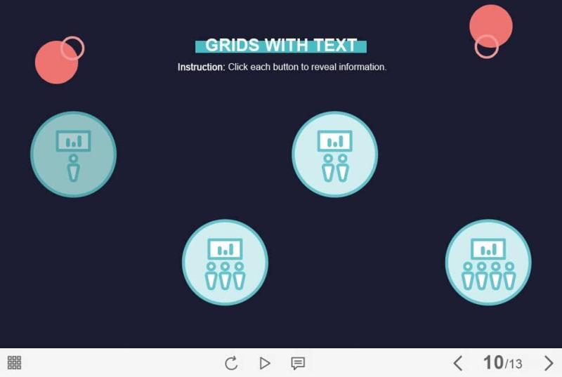 Clickable Icons — Download Adobe Captivate Template