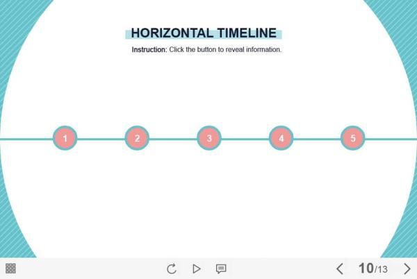 Horizontal Timeline — Download Adobe Captivate Template