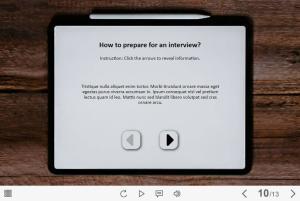 Tablet Slideshow — Download Trivantis Lectora Template