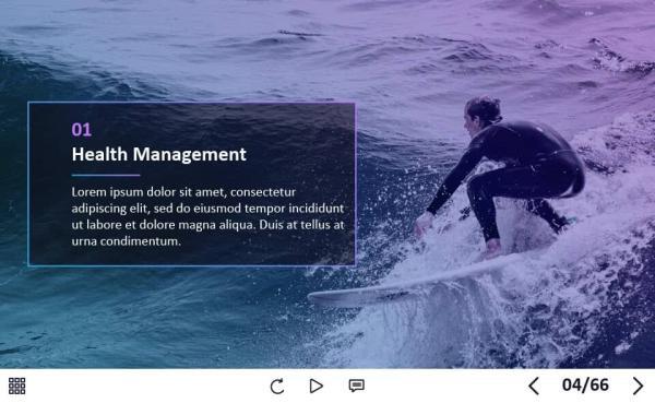 Healthy Lifestyle Course Starter — Adobe Captivate Template