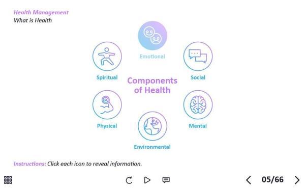 Healthy Lifestyle Course Starter — Adobe Captivate Template