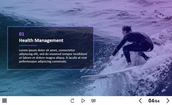 Healthy Lifestyle — Download Trivantis Lectora Templates