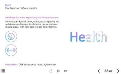 Healthy Lifestyle — Download Trivantis Lectora Templates