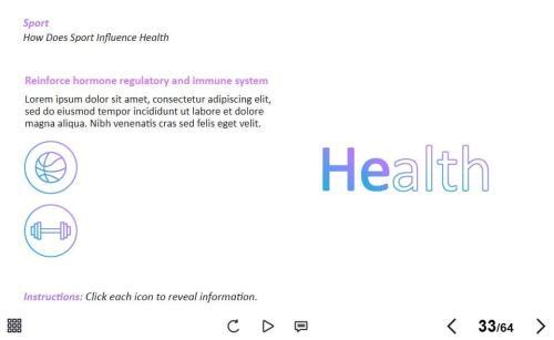 Healthy Lifestyle — Download Trivantis Lectora Templates