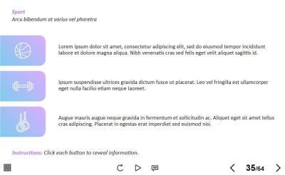 Healthy Lifestyle — Download Trivantis Lectora Templates