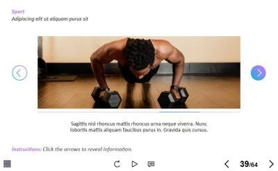 Healthy Lifestyle — Download Trivantis Lectora Templates