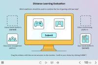 Distance Learning Evaluation Quiz — Download Articulate Storyline Template