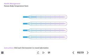 Clickable Thermometers — Download Adobe Captivate Template