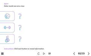 Sport Activities Buttons — Download Adobe Captivate Template