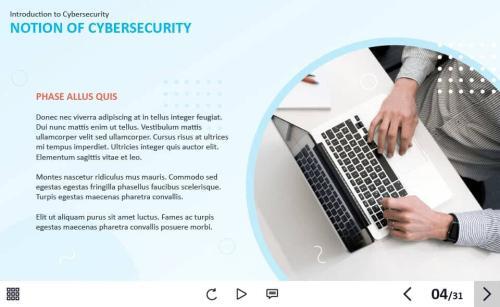 Cybersecurity Course — Download Adobe Captivate Templates