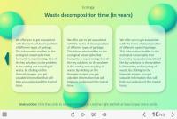 Waste Decomposition Time — Download Articulate Storyline Template