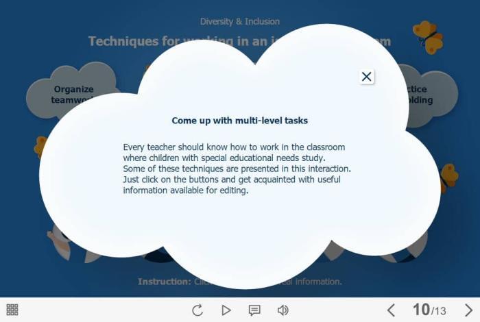 Clickable Clouds — Download Articulate Storyline Template