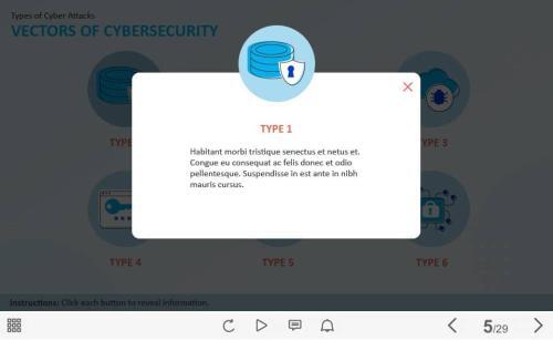 Clickable Icons — Download Adobe Captivate Template