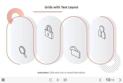 Clickable Icons — Download Trivantis Lectora Template