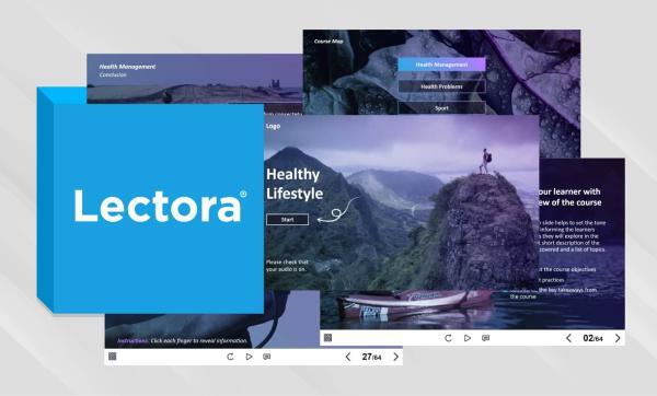 March 29, 2023 Library Update: Healthy Lifestyle Course Starter Template for Trivantis Lectora ...