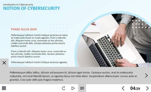 Cybersecurity — Download Trivantis Lectora Templates