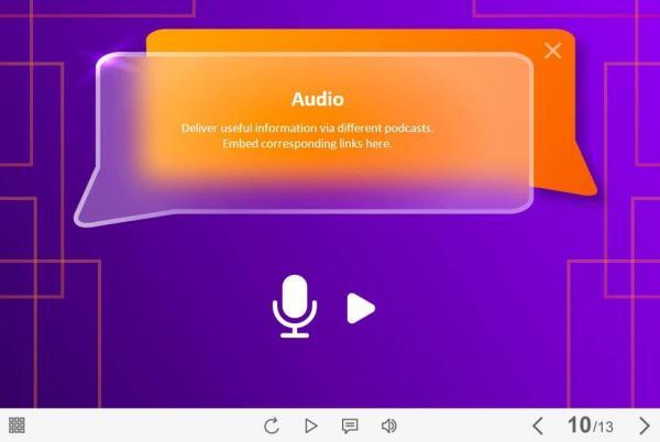 Three Clickable Icons — Download Articulate Storyline Template