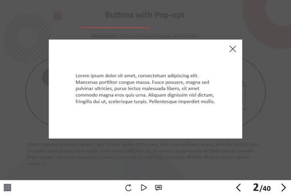 Large Clickable Icons — Download Adobe Captivate Template