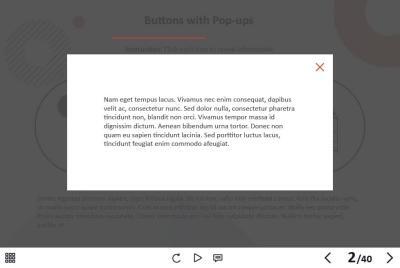 Large Clickable Icons — Download Adobe Captivate Template