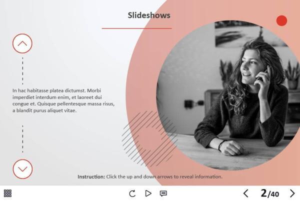 Vertical Slideshow — Download Adobe Captivate Template