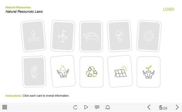 Clickable Cards — Download Adobe Captivate Template