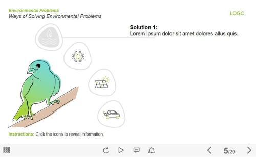 Four Buttons — Lectora Template – eLearningchips