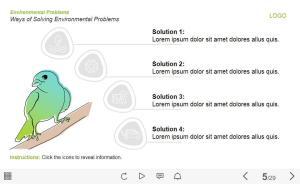 Four Buttons — Lectora Template – eLearningchips
