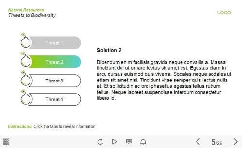Four Vertical Tabs — Download Trivantis Lectora Template