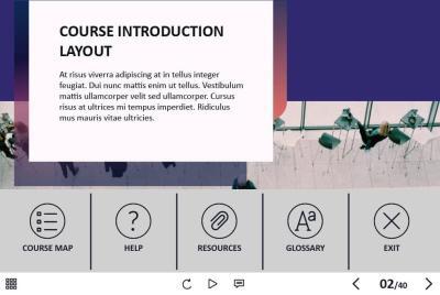 Business Training Course Starter — Adobe Captivate Template