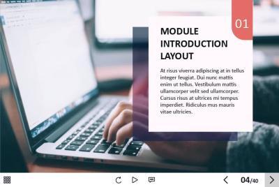 Business Training Course Starter — Adobe Captivate Template