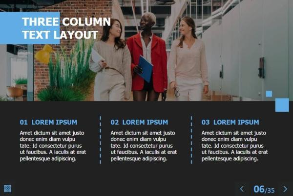 Dark Theme Business — Download iSpring / PowerPoint Templates