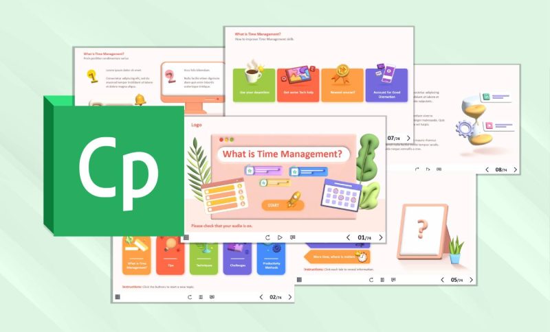 September 18, 2024 Library Update: Time Management Course Starter Template for Adobe Captivate ...