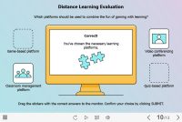 Distance Learning Evaluation Quiz — Download Captivate Template