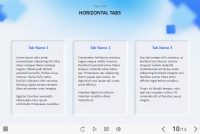 Three Horizontal Buttons — Download Storyline 360 Template